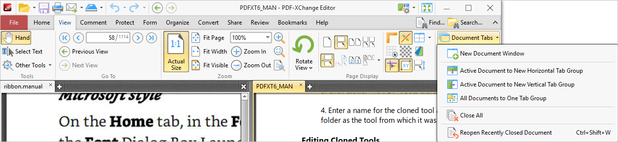 PDF-XChange Co Ltd :: Knowledge Base :: How do I compare documents in PDF-XChange Editor?